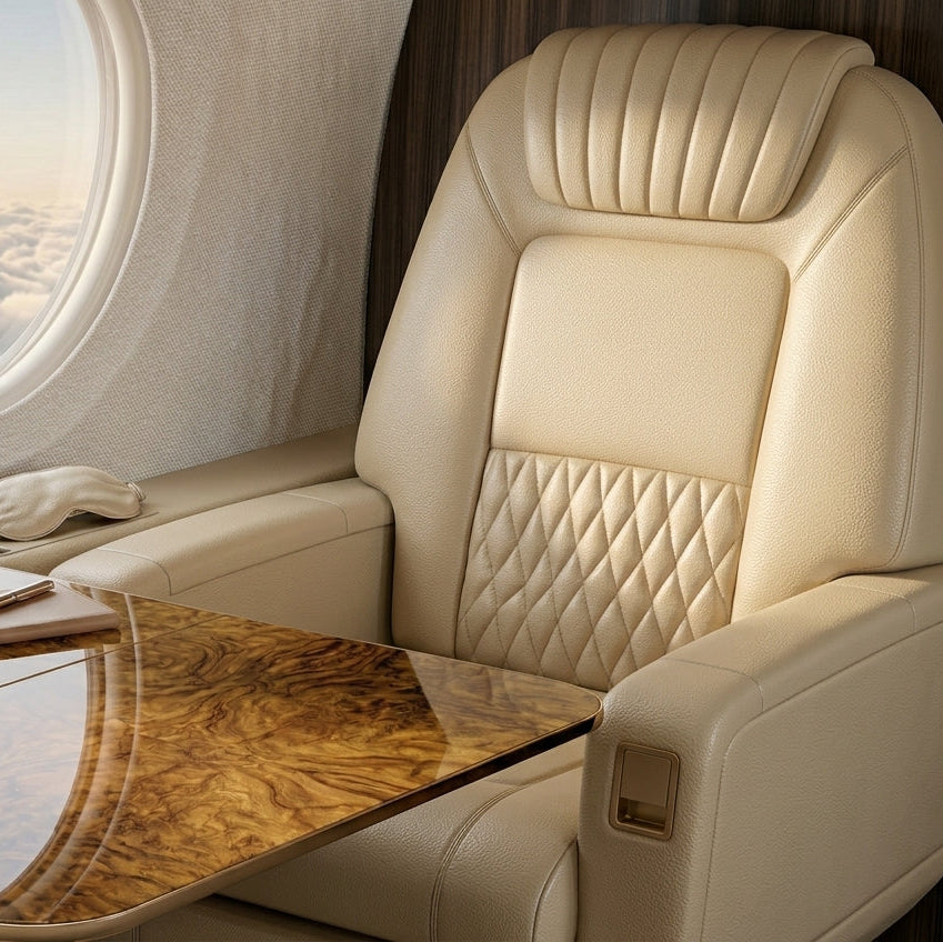 Aircraft Leather Upholstery & Aviation Leather Interior – Coast To ...