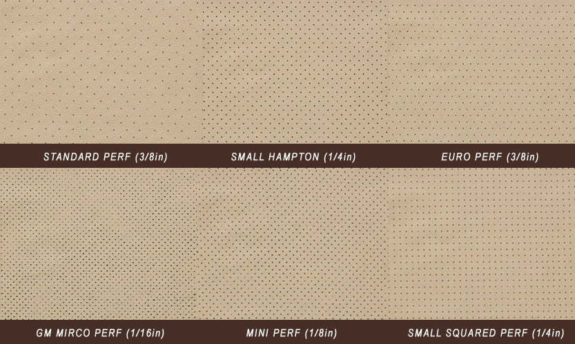 Perforated Leather | Coast To Coast Leather & Vinyl